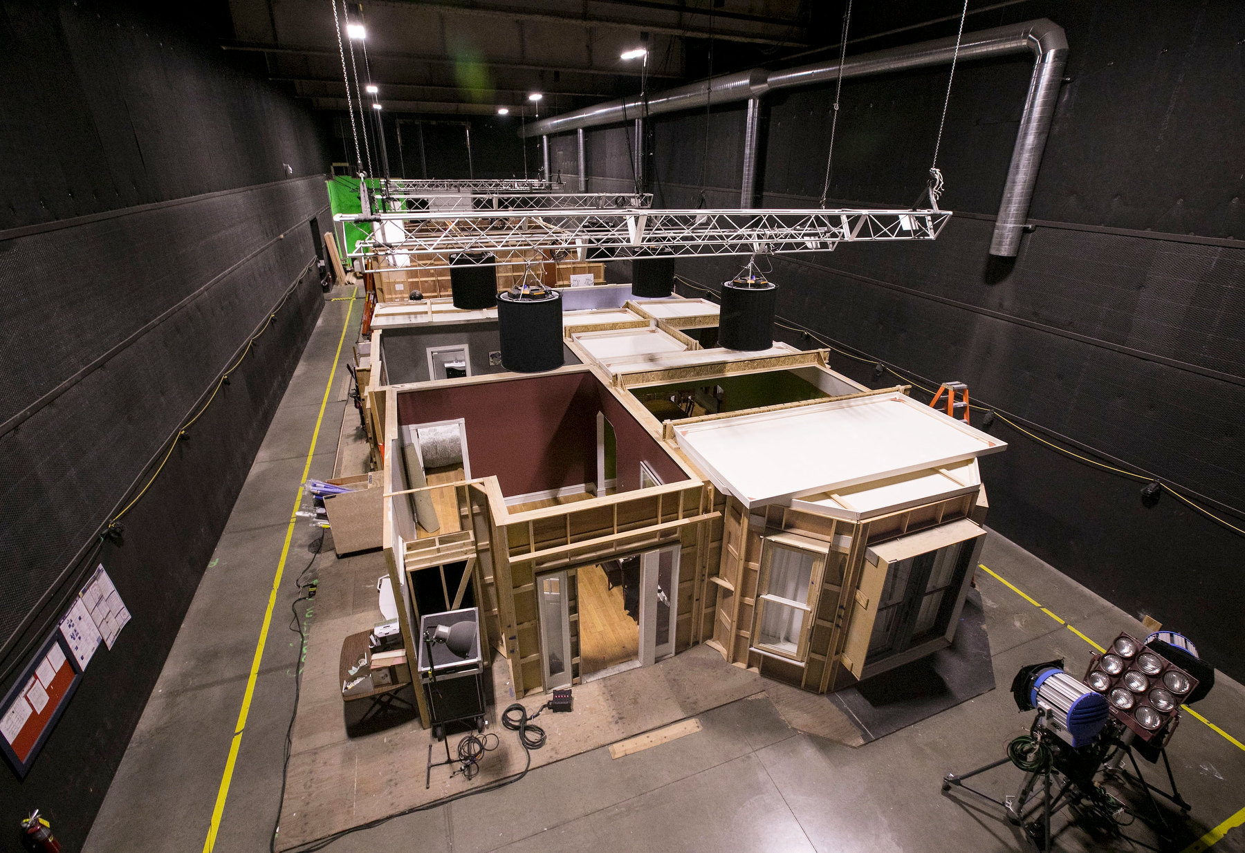 And... action! Dr. and Mrs. Esteban tour DePaul Cinespace studios ...