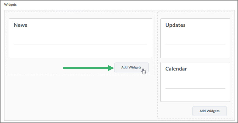 Designing Your Course Home Page in D2L | Course Home | Tools ...