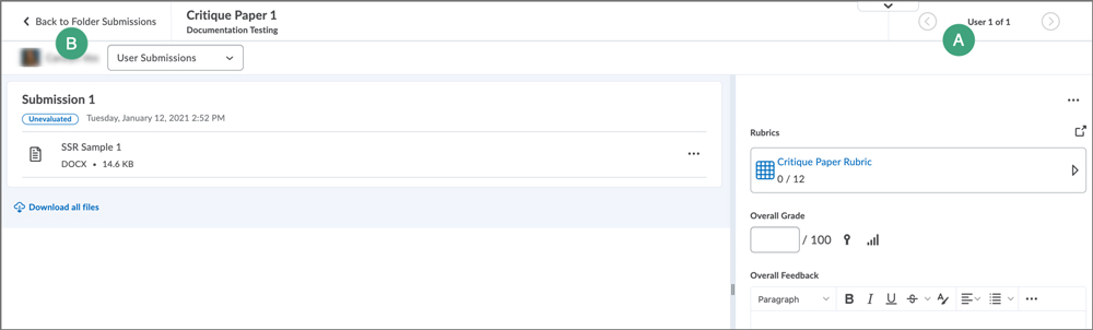 Grading Submissions in D2L | Submissions | Tools | Desire2Learn ...