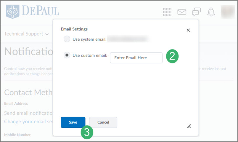 Notifications | More Tools | Tools | Desire2Learn | Technology ...